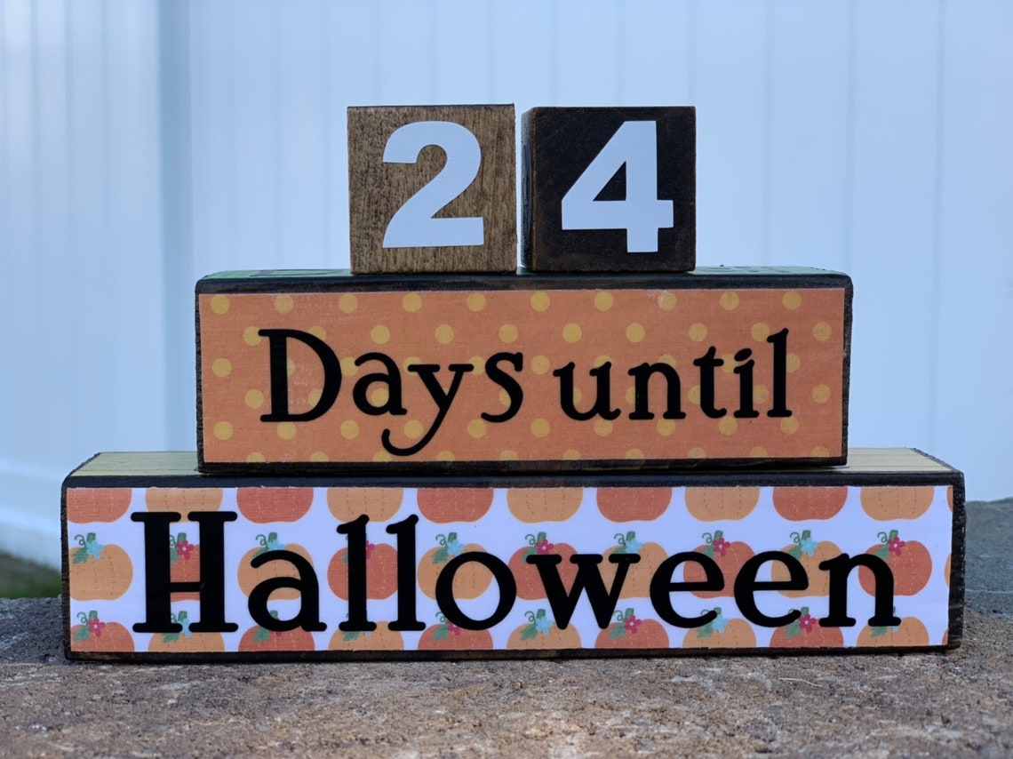 Mini 4 in 1 Holiday Countdown Blocks - Etsy