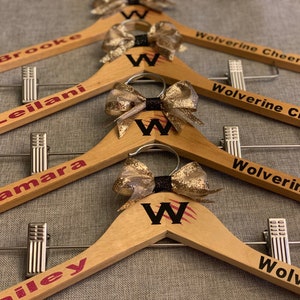 Personalized Cheer Uniform Hanger, Cheer Gift, Cheerleading, Team, - Etsy