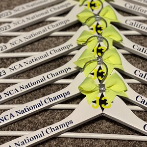 Personalized NCA Jacket Hanger, Custom Hanger, All Star Cheer - Etsy
