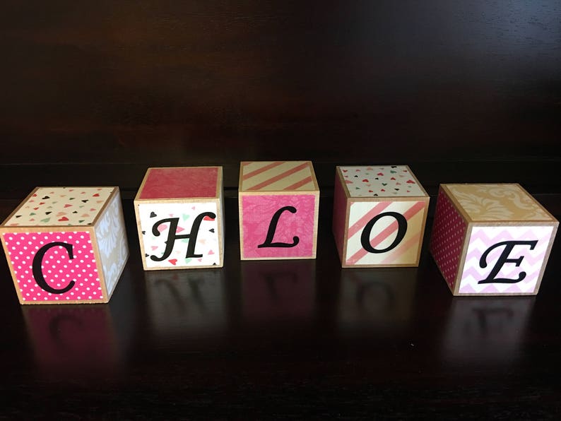 Personalized Baby Name Blocks Wood Blocks photo prop New | Etsy