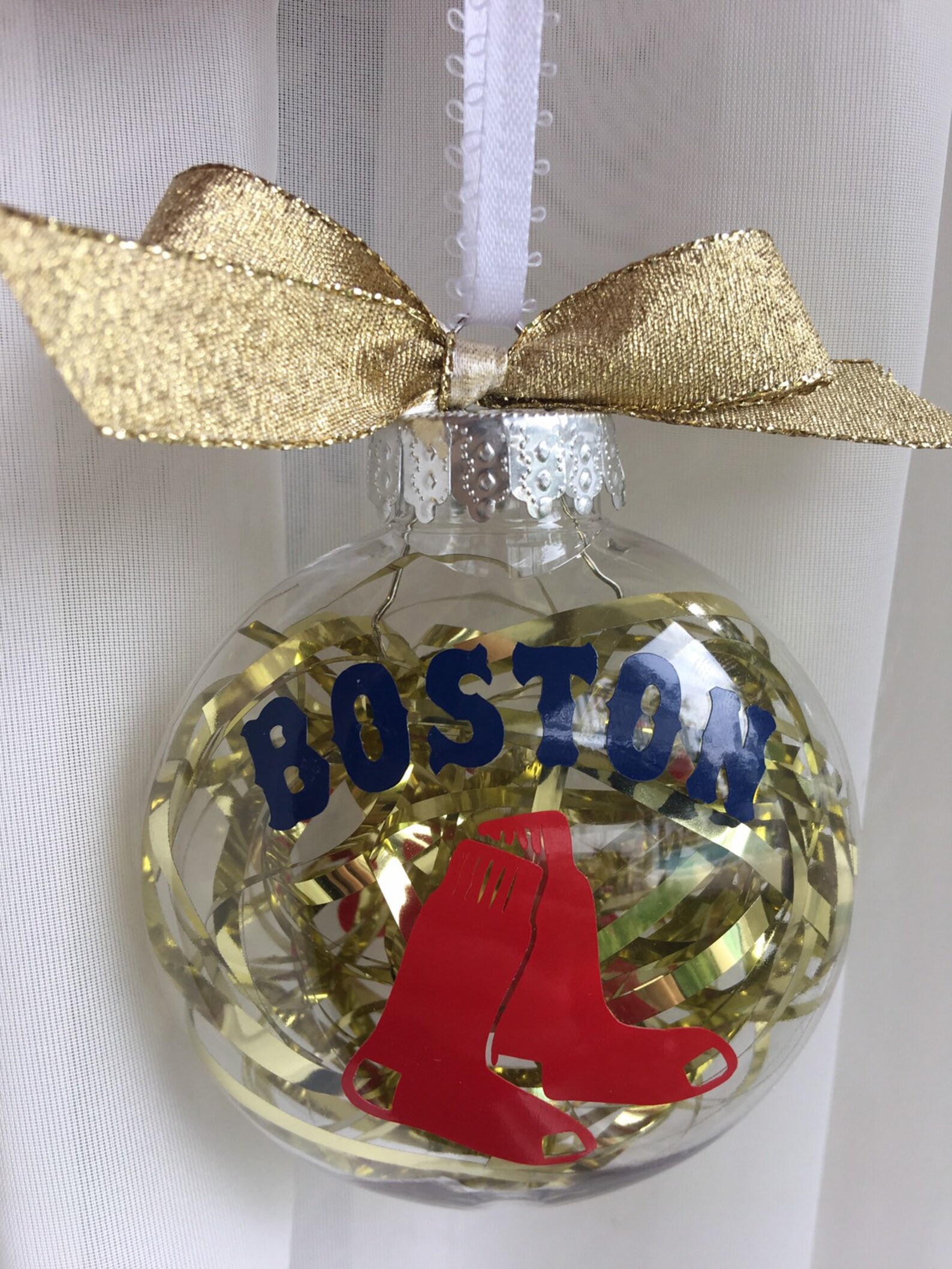 Boston Red Sox Christmas Ornament Christmas Present | Etsy