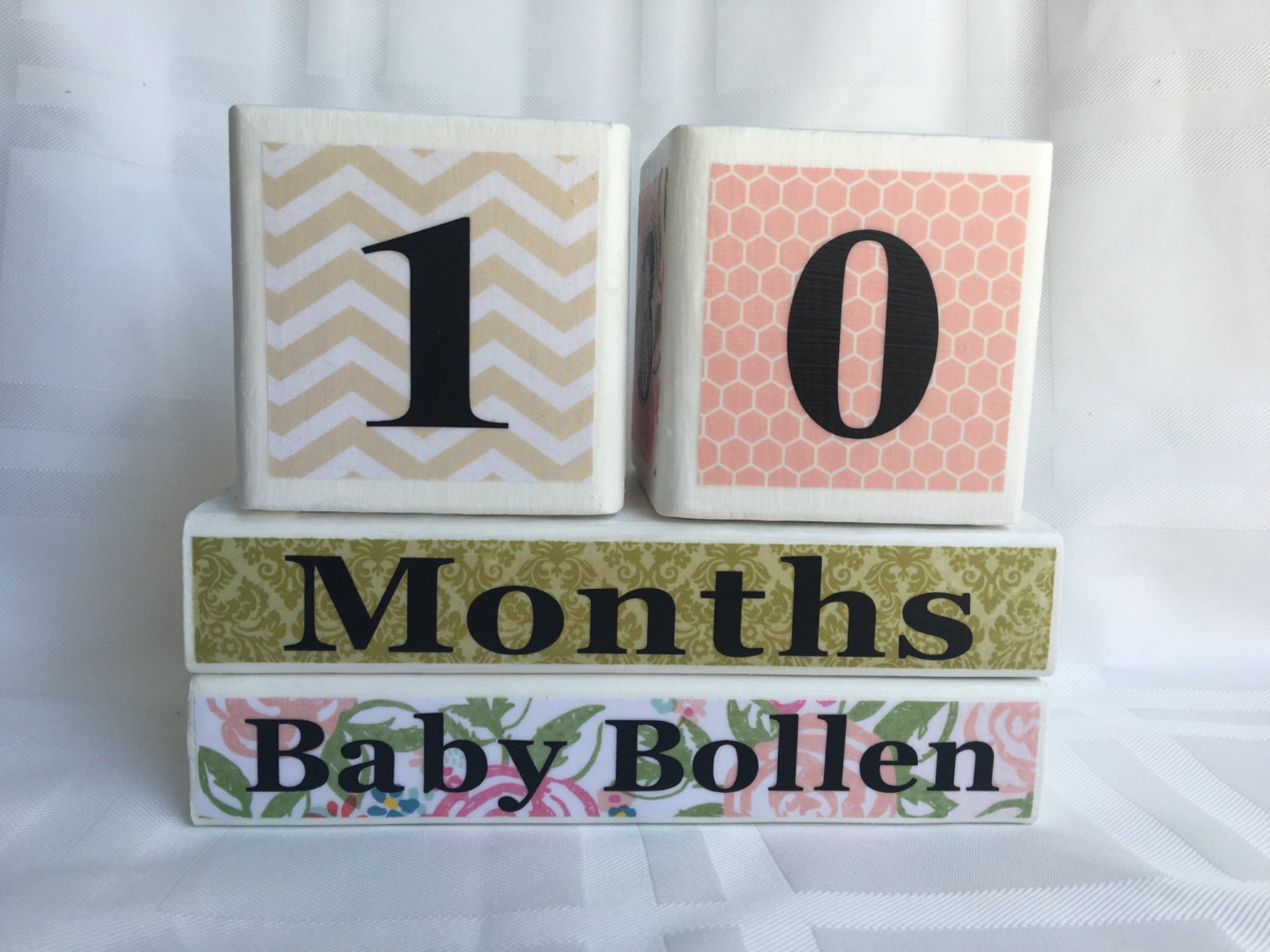 Custom Weeks/Months Blocks for Baby and Pregnancy Maternity | Etsy