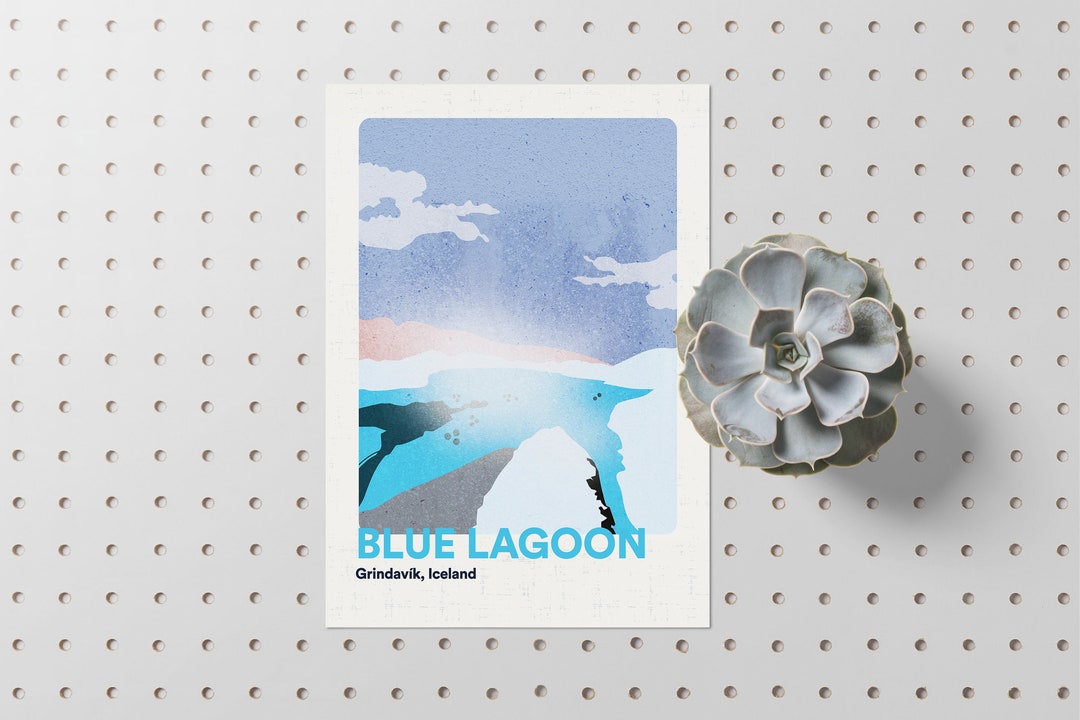 Iceland Blue Lagoon Poster // Iceland Poster Prints Travel Posters ...