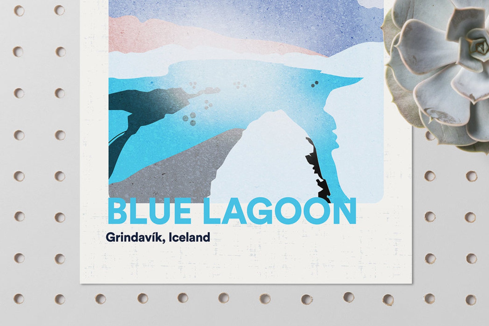 Iceland Blue Lagoon Poster // Iceland Poster Prints Travel | Etsy