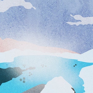 Iceland Blue Lagoon Poster // Iceland Poster Prints Travel Posters ...