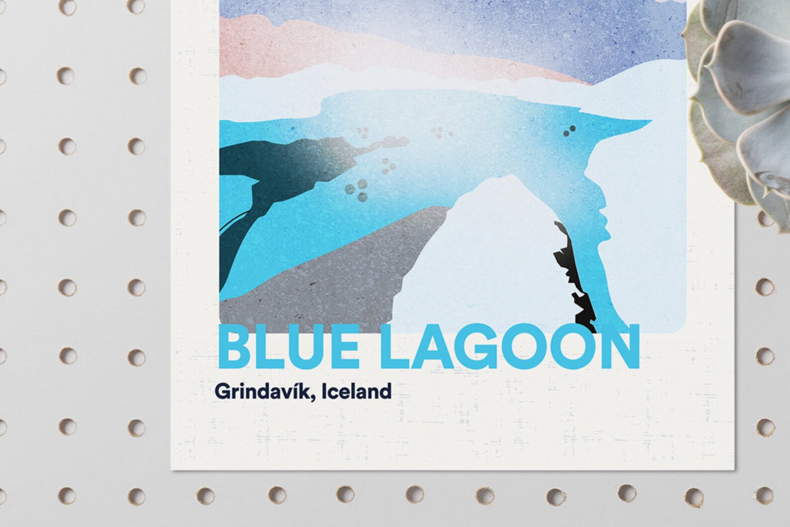 Iceland Blue Lagoon Poster // Iceland Poster Prints Travel | Etsy