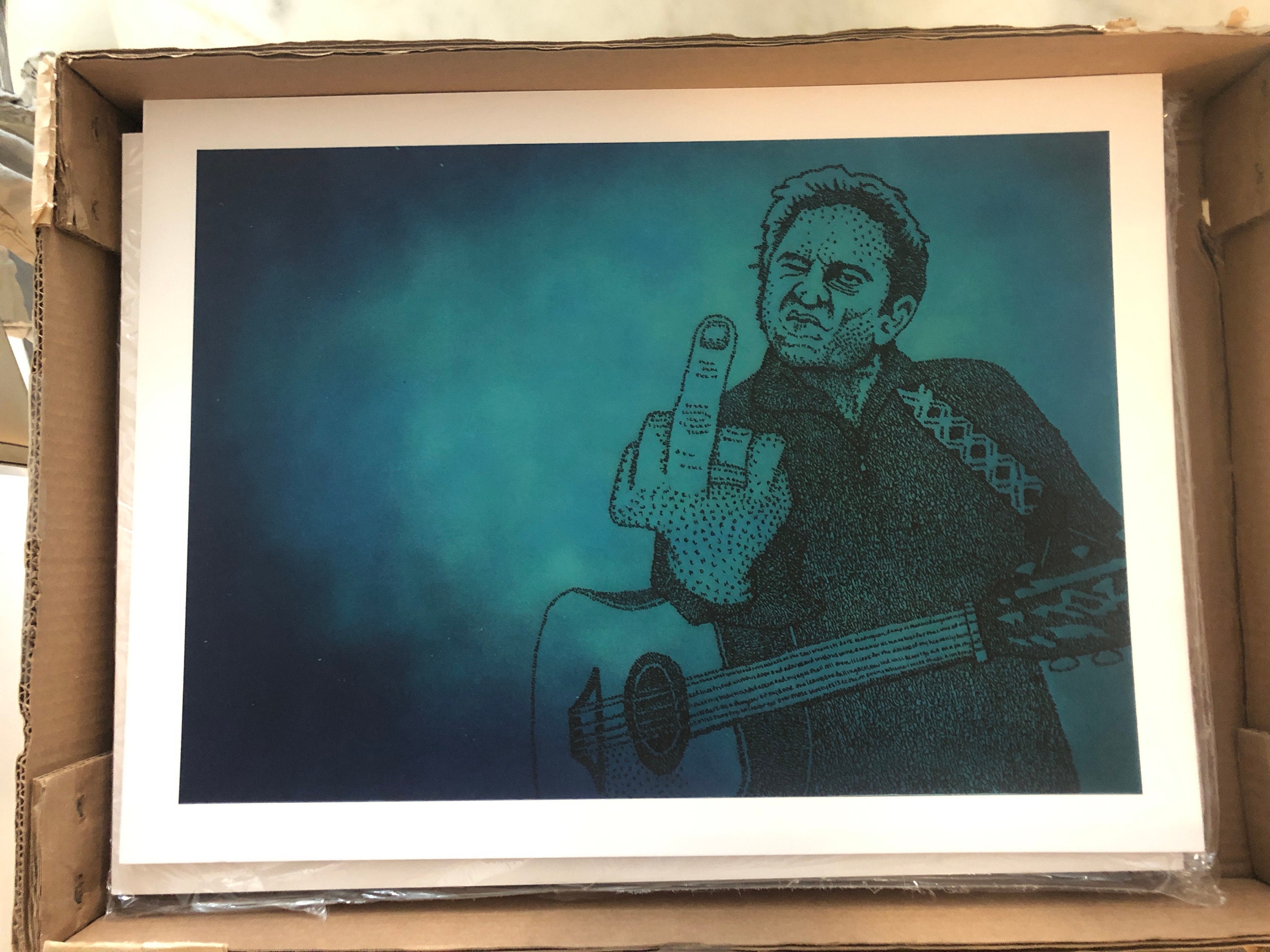 Johnny Cash Print - Etsy