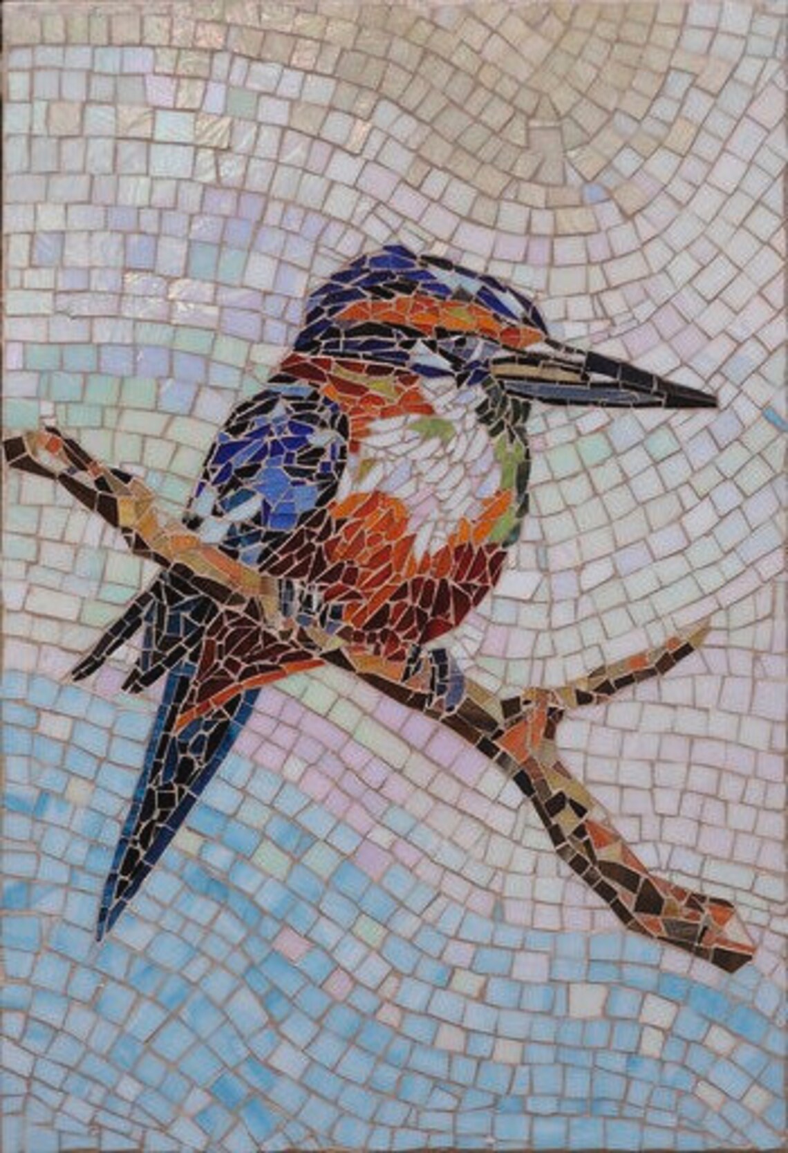 King Ficher Mosaic Birdmosaic Wall Artmosaic | Etsy