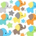 Elephant Clipart - Digital Clip Art - Personal and Commercial Use - Etsy