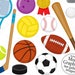Sports Clipart - Digital Clip Art - Personal and Commercial Use ...