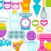 Baking Clipart Digital Clip Art Personal and Commercial Use - Etsy Canada