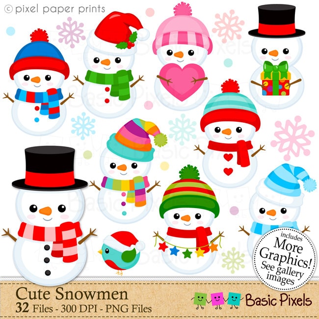 Snowman Clipart My Cute Graphics Borders