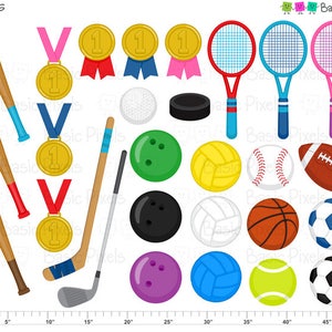 Sports Clipart - Digital Clip Art - Personal and Commercial Use ...