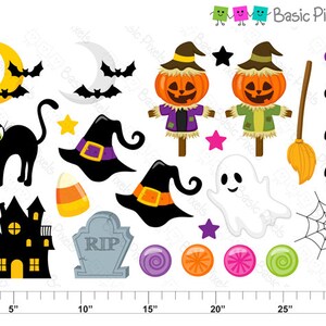 Halloween Clip Art - Clipart for Personal and Commercial Use - Etsy