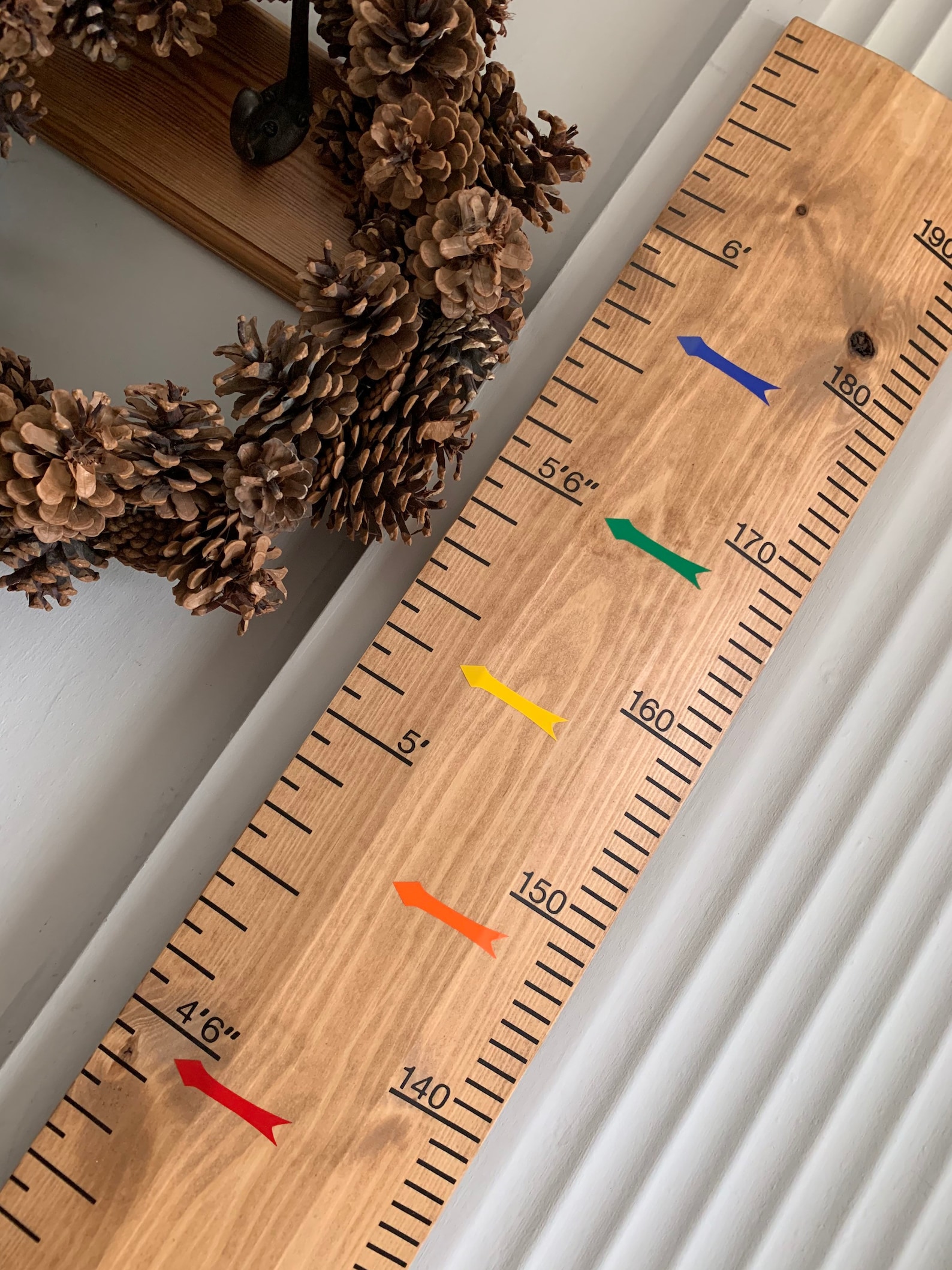 Growth Chart Add-on/24 Vinyl Stickers/height Markers/ Vinyl Markers for ...