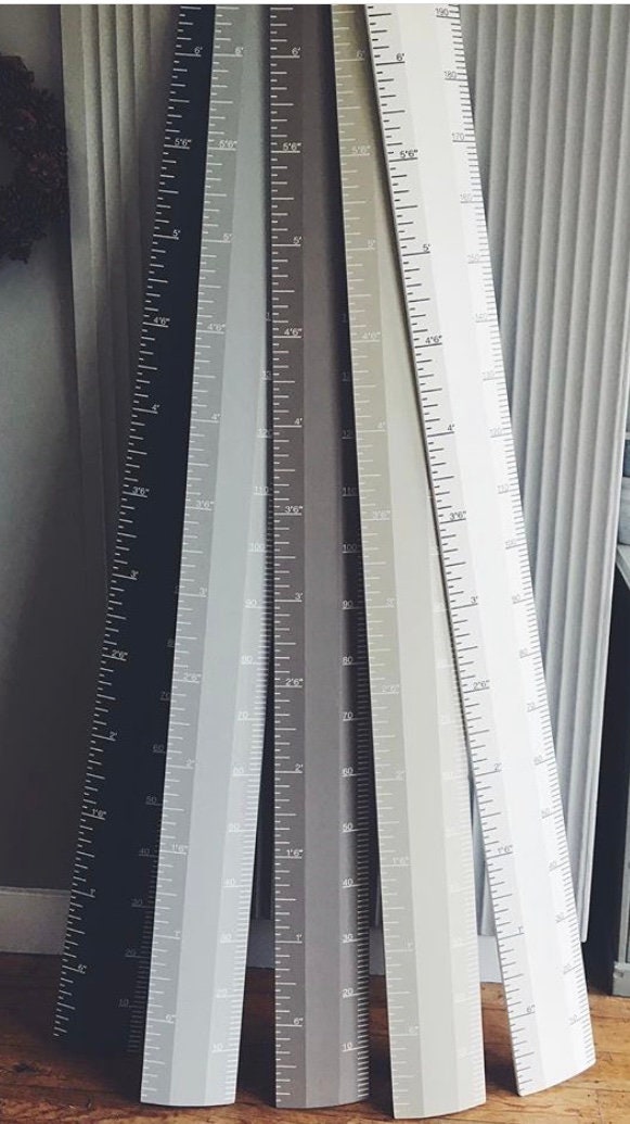 Railings Giant Ruler Height Chart wooden Growth Chart Height - Etsy UK