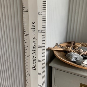 Distressed Giant Ruler Height Chart ,wooden Growth Chart, Height ...