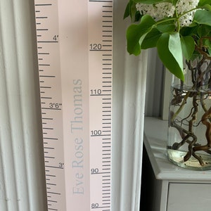 Wooden Growth Chart, Ruler Height Chart Painted Calamine,kids Room ...