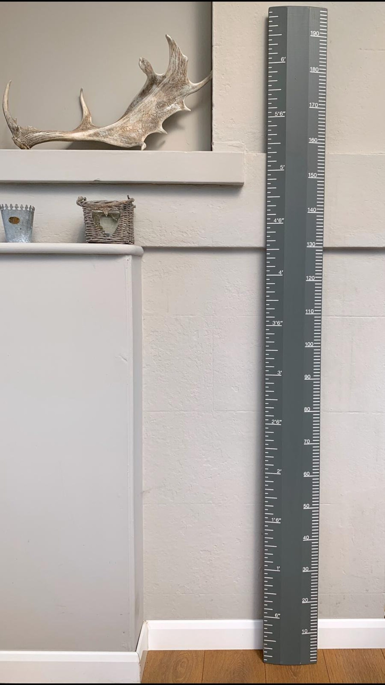 Railings Giant Ruler Height Chart wooden Growth Chart Height - Etsy UK