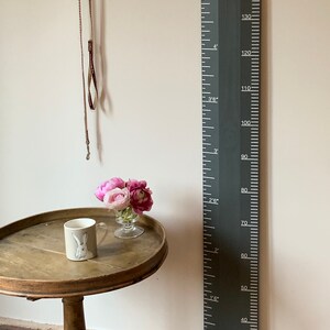 Railings Giant Ruler Height Chart, Wooden Growth Height Measuring ...
