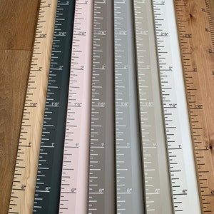 Wooden Growth Chart, Ruler Height Chart Painted Calamine,kids Room ...