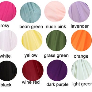 Chiffon Dress Color Card - Etsy
