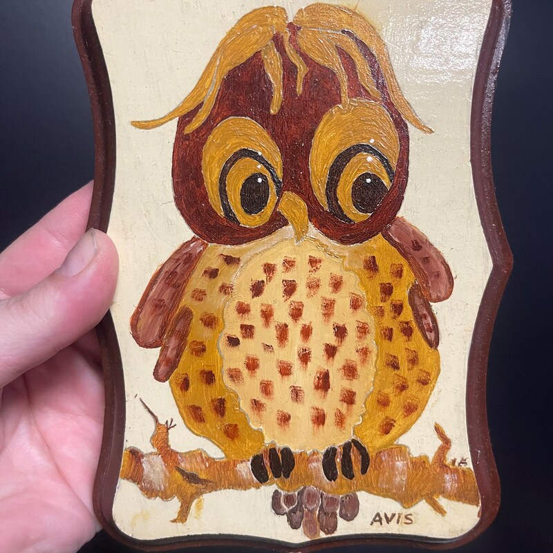 70s Owl - Etsy