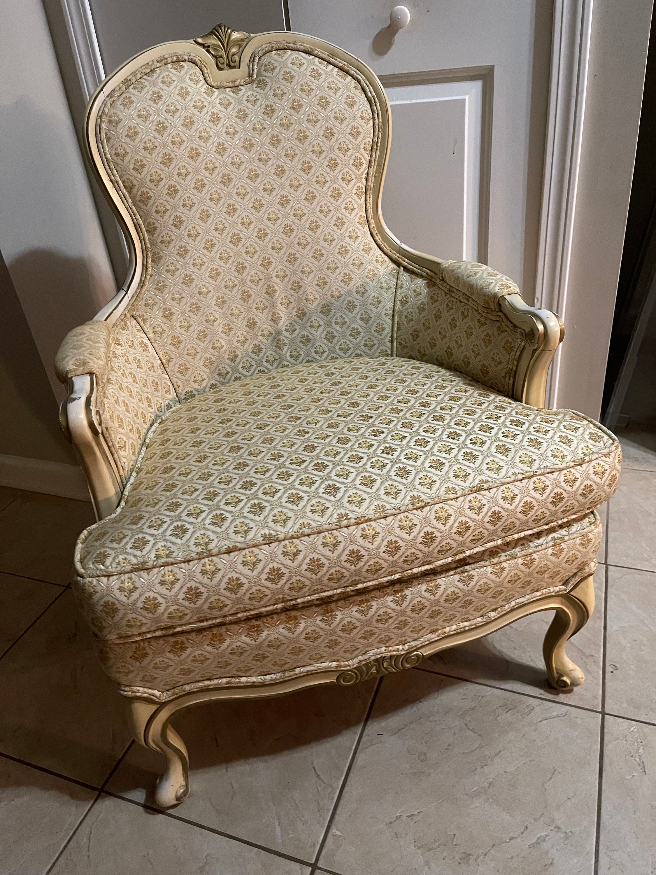 Vintage French Provincial Chair - Etsy