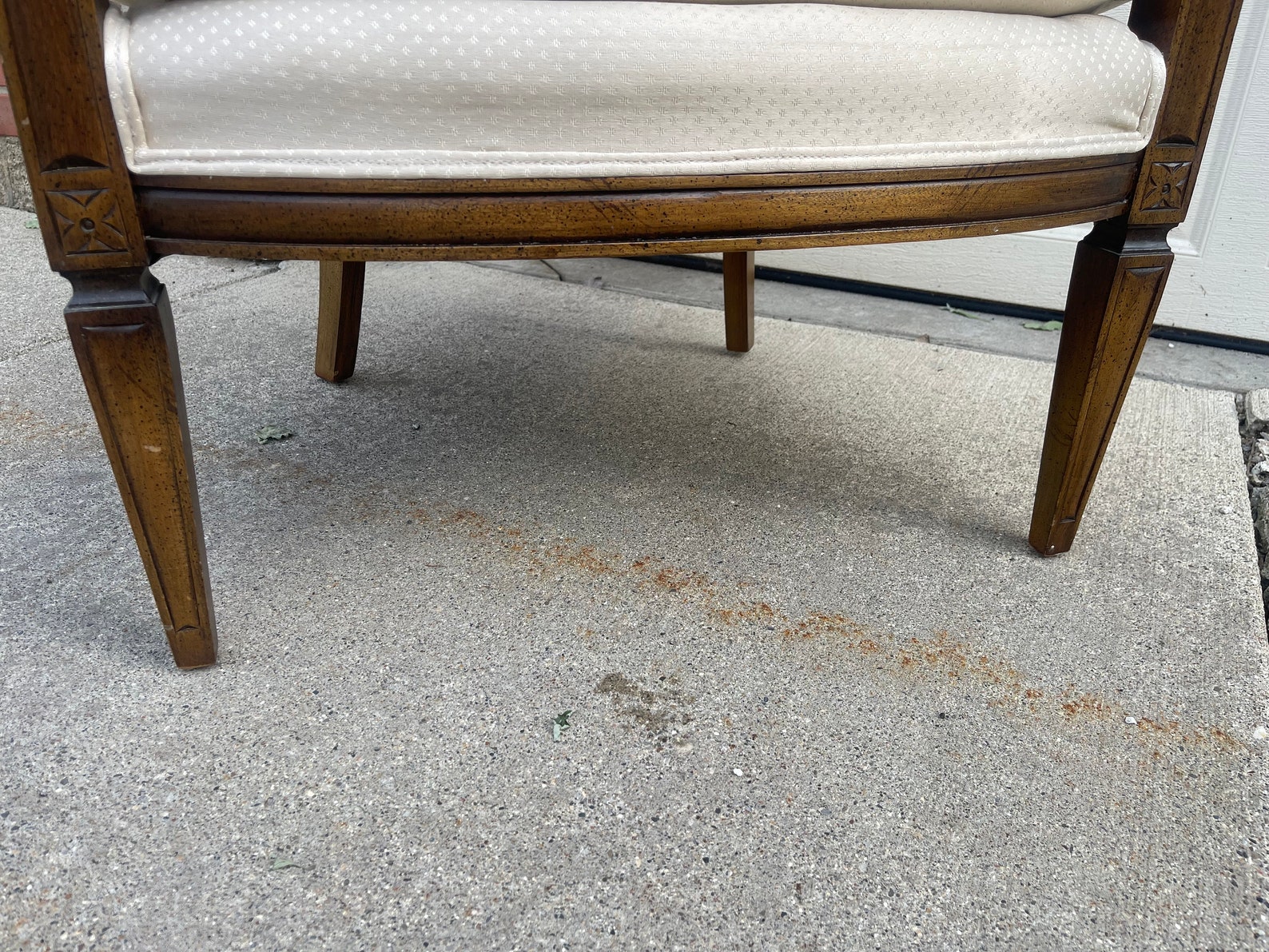 Vintage Mid-century Tufted High Back Cane Chair - Etsy