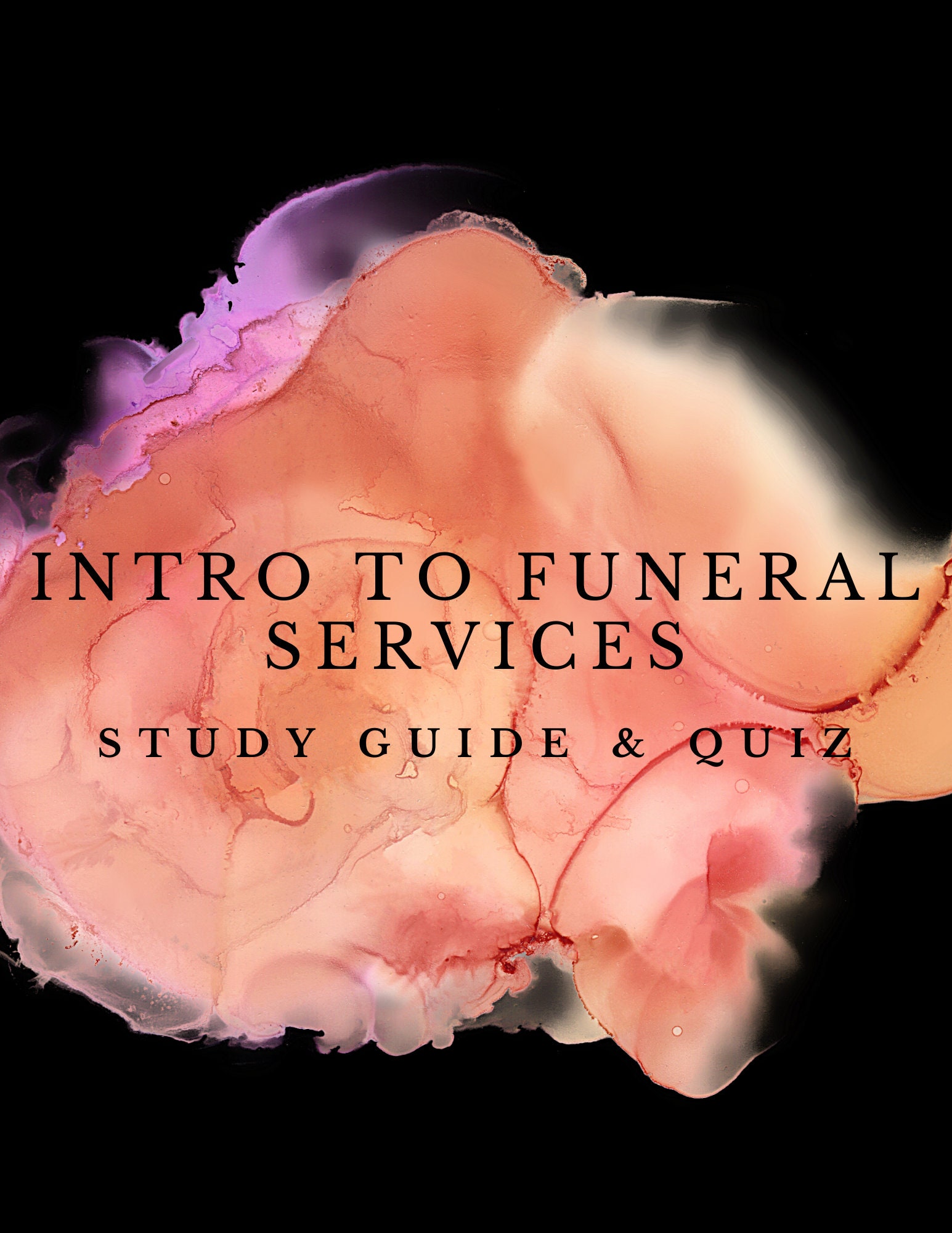 Study Guide | Test Prep | Intro to Funeral Services - Etsy