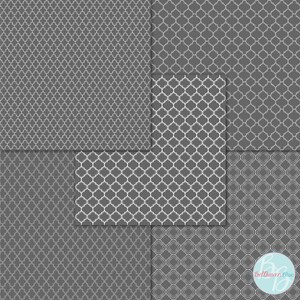 Quatrefoil Overlay Digital Paper - Etsy