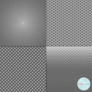 Dotty Overlay Digital Paper, 28 PNG Files, Transparent Background ...