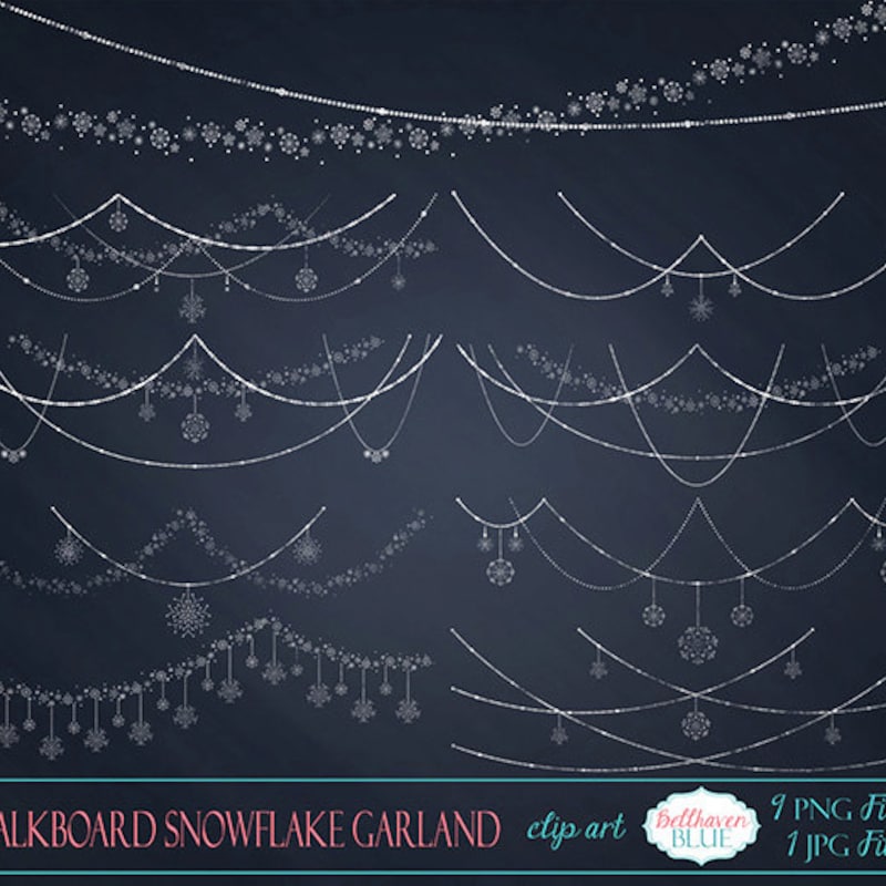 Chalkboard Snowflake - Etsy