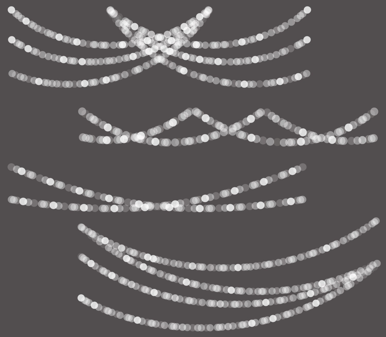 Bokeh String Light Clipart - Etsy