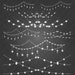 Chalkboard Star String Light & Garland Clipart, PNG Files, Instant ...