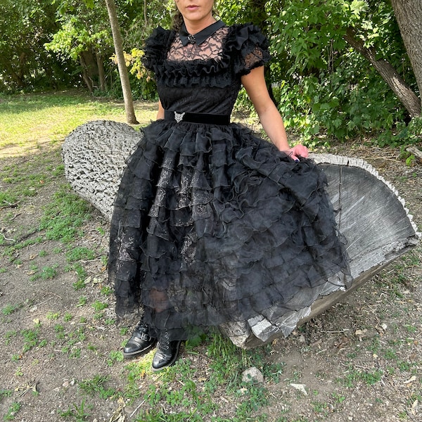 Wednesday Raven Dress - Etsy