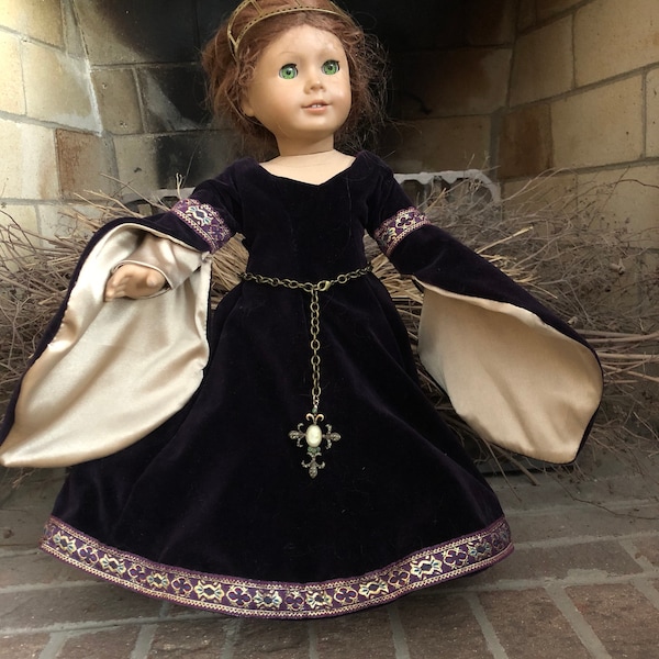 American Girl Doll Renaissance Dress Etsy