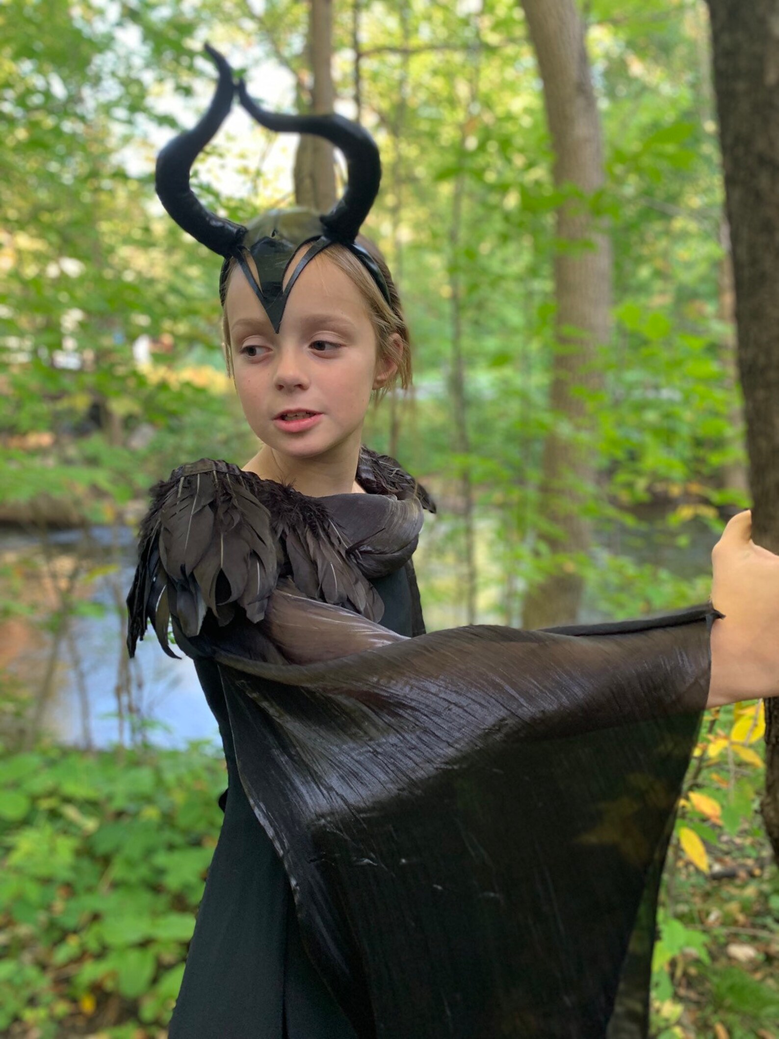 Maleficent Costume for Girls - Etsy