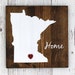 All States Available, Rustic Hand Painted home State Wood Sign, North ...