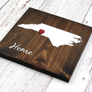 All States Available, Rustic Hand Painted home State Wood Sign, North ...