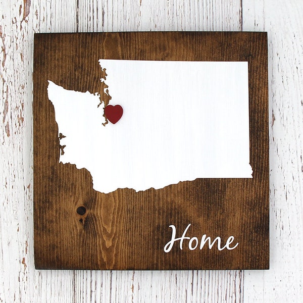 Home State Sign - Etsy