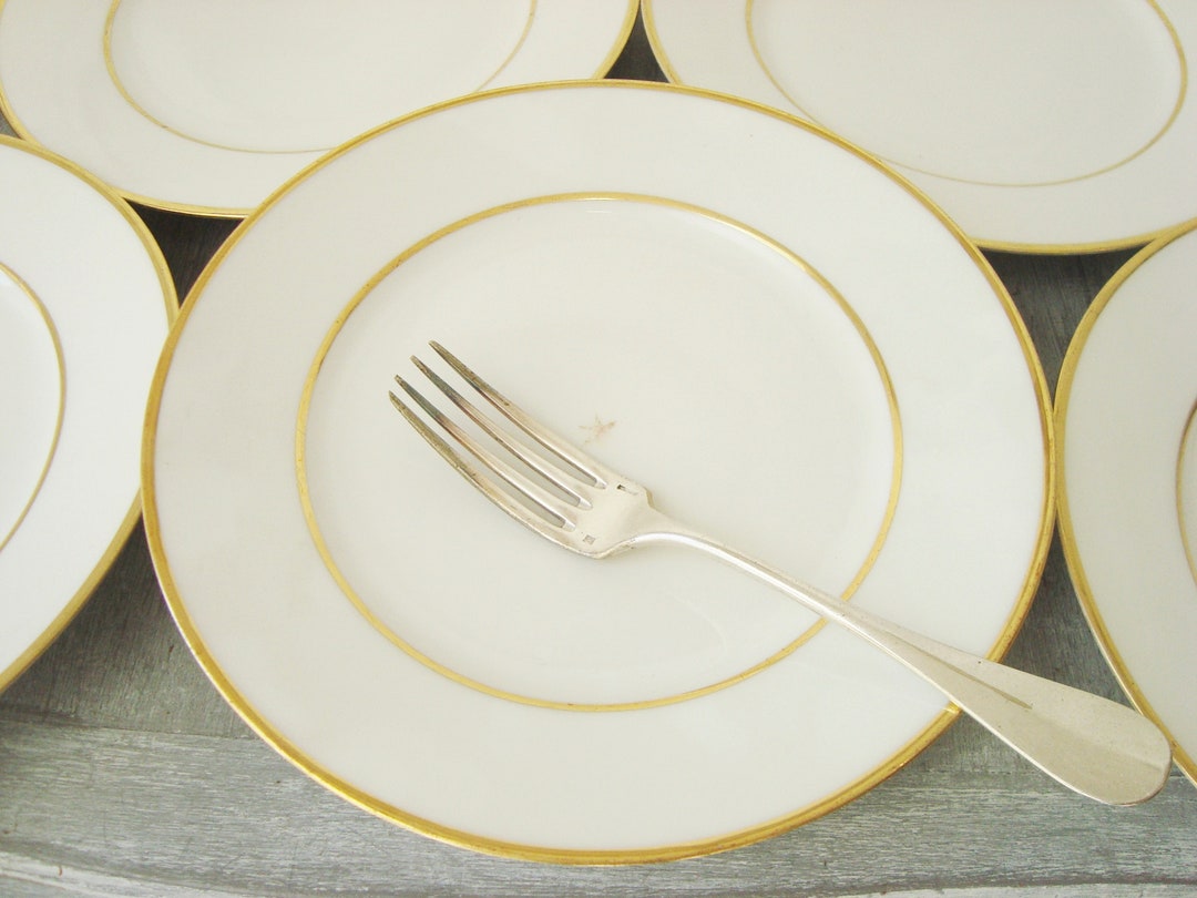 Nast Paris Plates Antique French Porcelain Set of 6 Circa 1820 19th ...