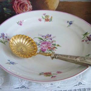Beautiful Limoges Porcelain Cake Stand With Its Sugar Dusting Spoon - Etsy
