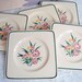 Set of 5 Vintage Cake Plates by Gien With Hand Painted Floral - Etsy