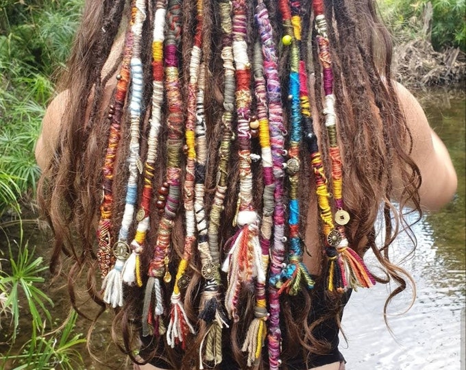 Hair Wrap ' Dreadlock ' Extension Attachable One - Etsy