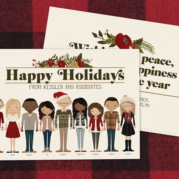 The Office Christmas Card - Etsy
