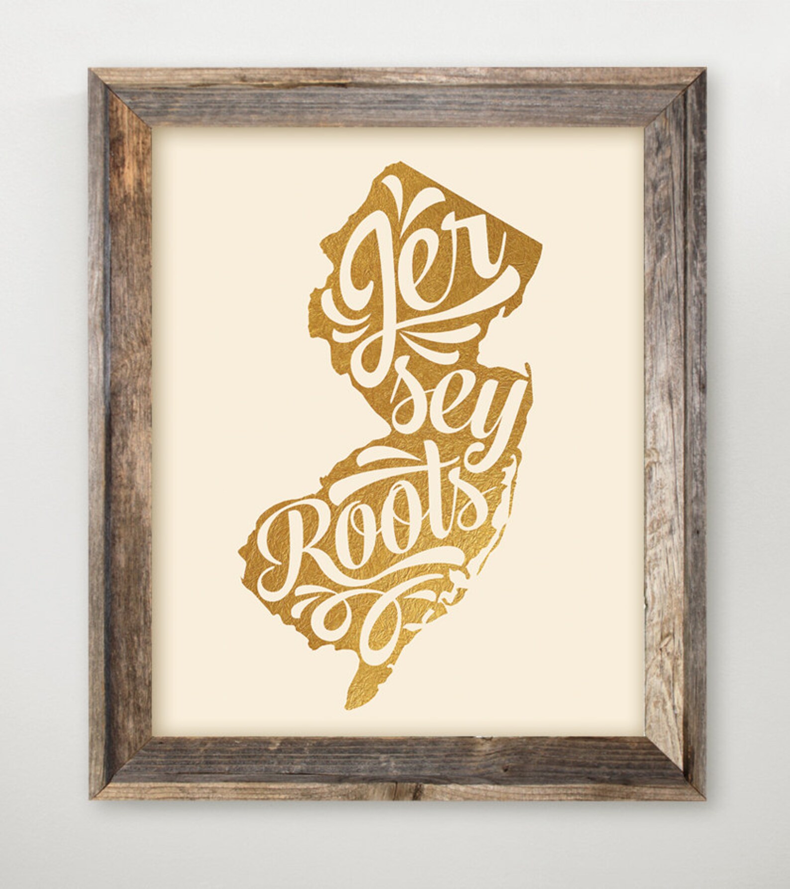 New Jersey Printable Jersey Roots New Jersey State Art - Etsy