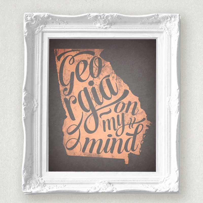Georgia on My Mind - Etsy