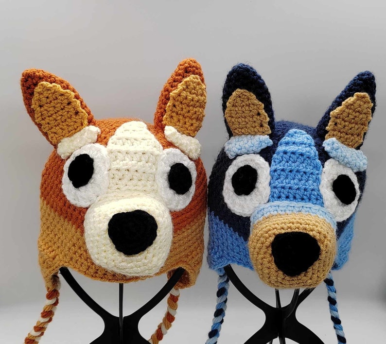 Crochet Bluey/bingo Inspired Hat Pattern - Etsy Australia