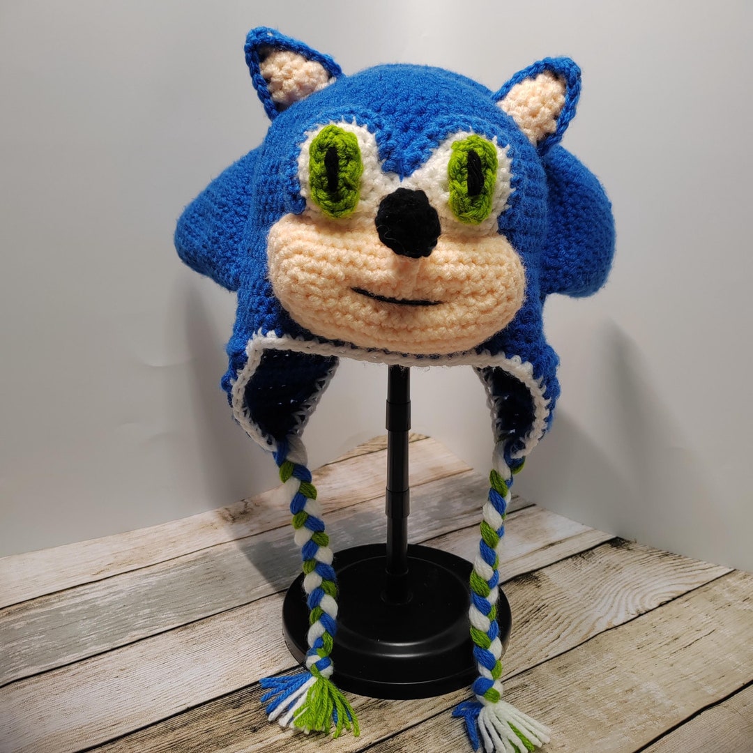 Crochet Sonic Inspired Hat Pattern - Etsy
